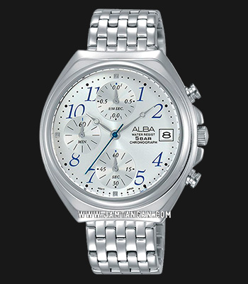 Alba Prestige AM3493X1 Silver Dial Stainless Steel | Jamtangan.com