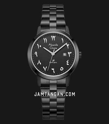 Alexandre Christie Primo Steel AC 1007 LD BIPBASL Ladies Black Dial ...