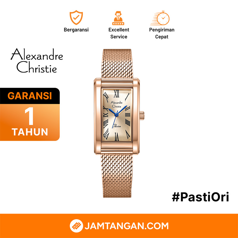 Alexandre Christie Passion AC 2B94 LH BRGLN Ladies Rose Gold Dial Rose ...