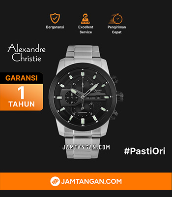 Alexandre Christie Chronograph AC 6562 MC BTBBASL Men Black Dial ...