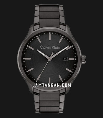 Calvin Klein Define 25200351 Men Black Dial Black Stainless Steel Strap ...