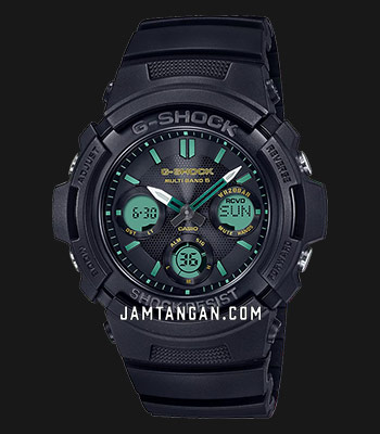 Casio G-Shock AWG-M100RC-1AJF Teal And Brown Series Tough Solar Digital ...