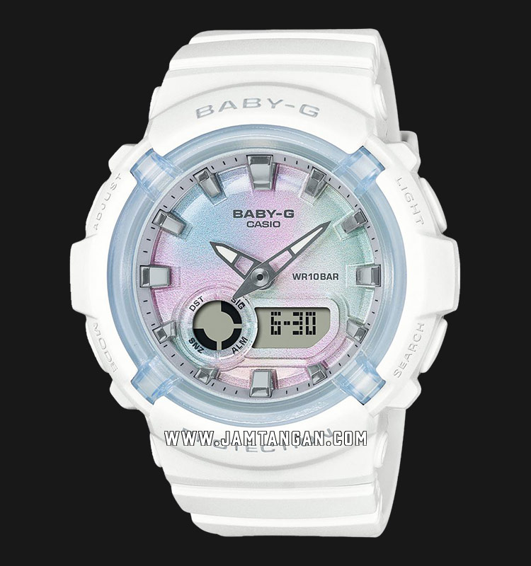 Casio Baby-G BGA-280-7ADR Standard Ladies Digital Analog Dial White ...