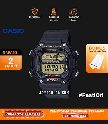 Casio General Youth DW-291H-9A DW-291H-9AVDF Digital Dial Black Resin ...