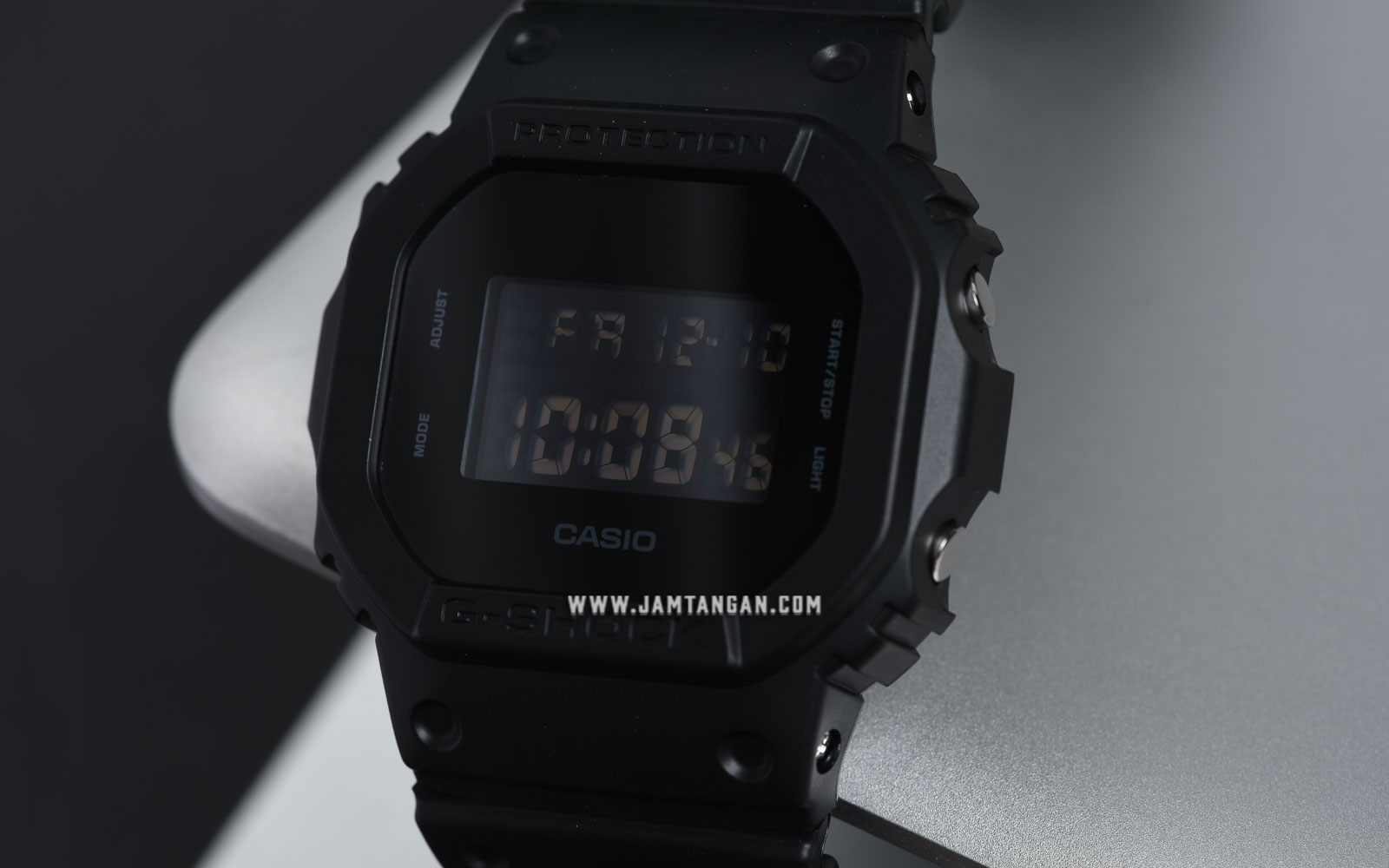 Casio G-Shock DW-5600BB-1DR Black Out Men Digital Dial Black Resin Band ...