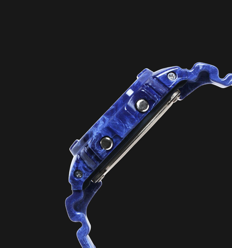 Casio G-Shock DW-5600BWP-2DR Chinese Porcelain Digital Dial Navy Blue ...