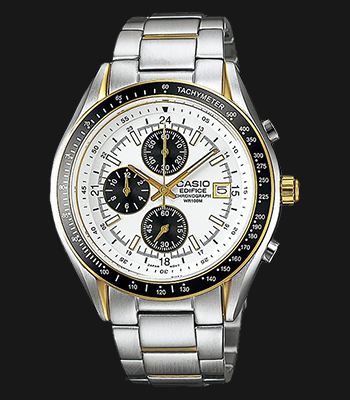 Casio Edifice CHRONOGRAPH EF-503SG-7AVUDF White Dial Dual Tone ...
