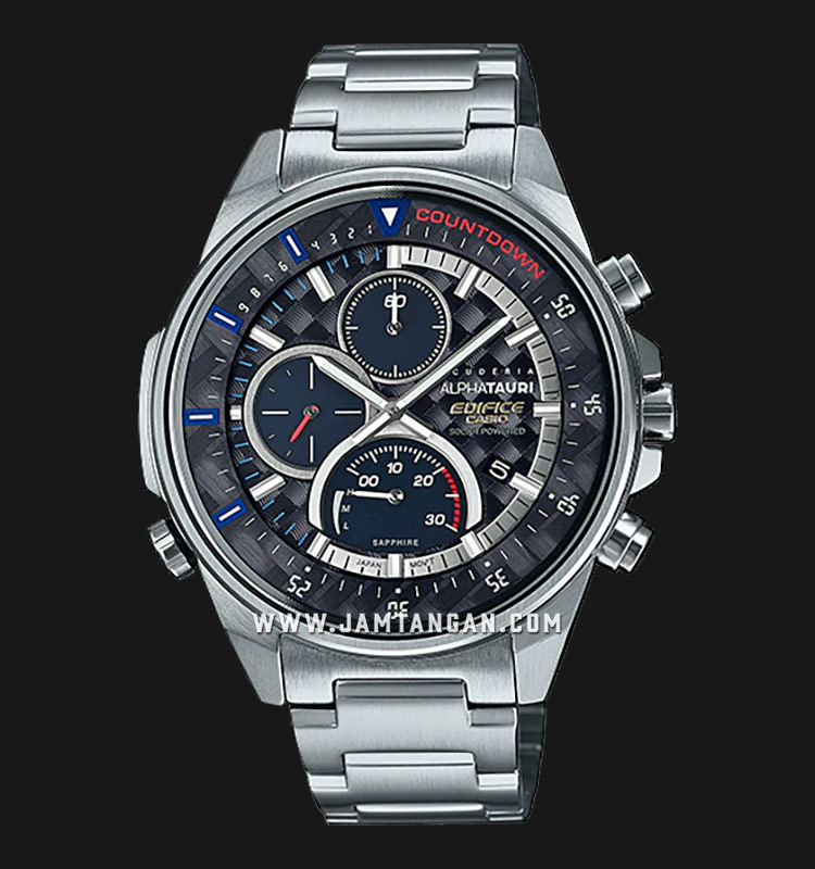 Casio Edifice Scuderia AlphaTauri EFS-S590AT-1ADR Tough Solar Stainless ...
