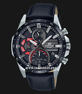 Casio Edifice EQS-940BL-1AVUDF Solar Powered Chronograph Black Dial ...