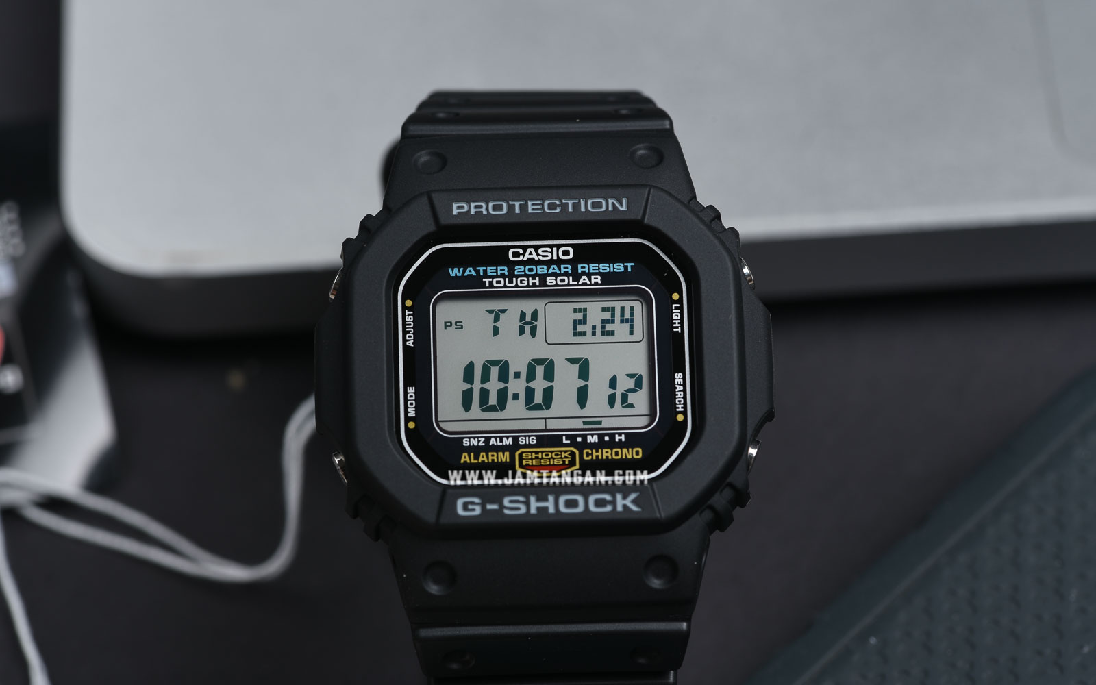Casio G-Shock G-5600UE-1DR Square Tough Solar Digital Dial Black Resin ...