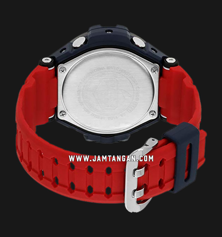 Casio G-Shock Gravitymaster GA-1100-2ADR Twin Sensor WR 200M Red Resin ...