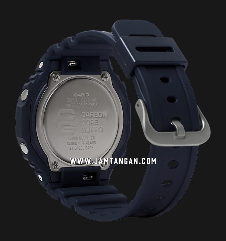 Casio G-Shock GA-2100-1ADR CasiOak Men Digital Analog Dial Black Resin ...