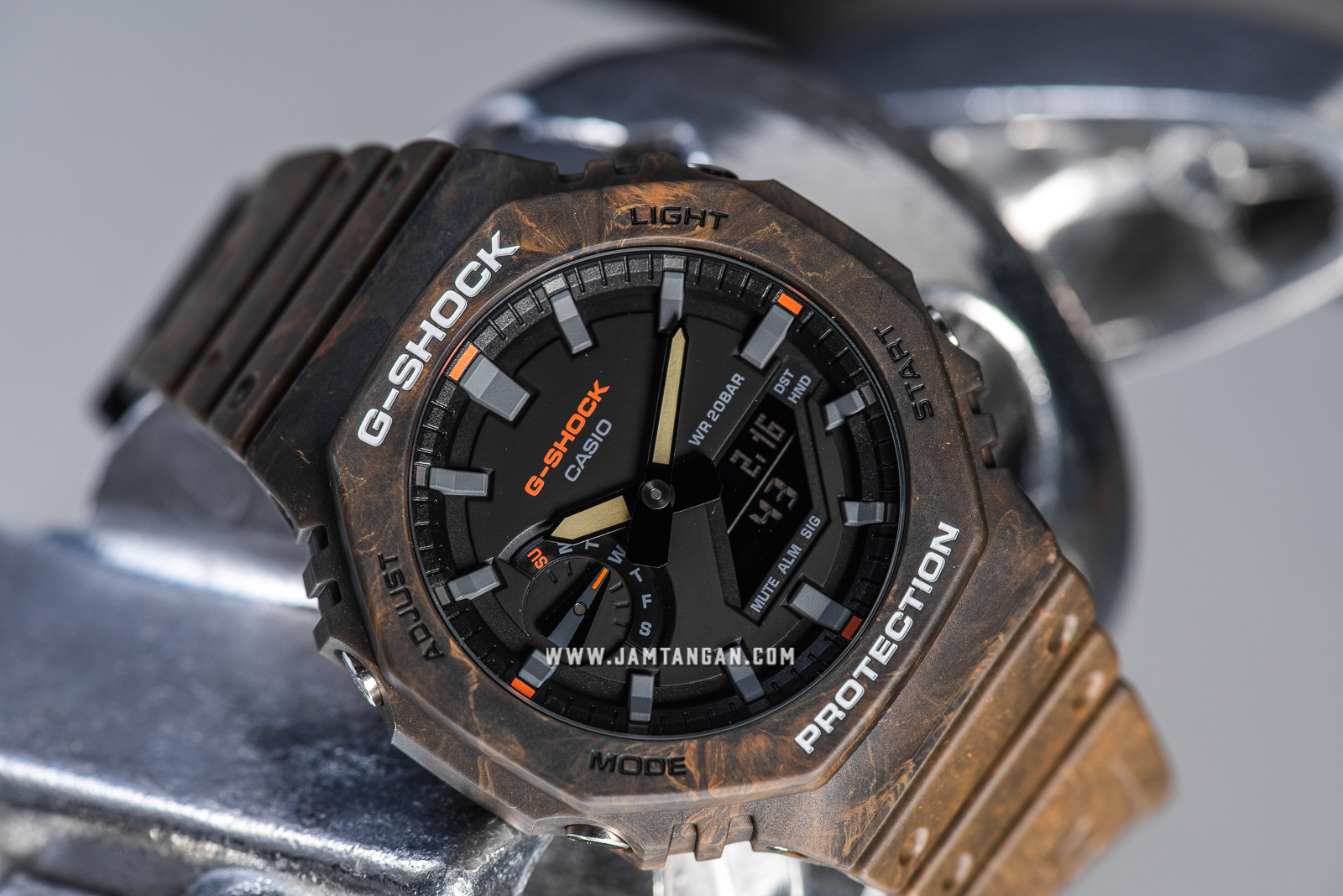 Casio G-Shock GA-2100FR-5ADR Mystic Forest Digital Analog Dial Brown ...