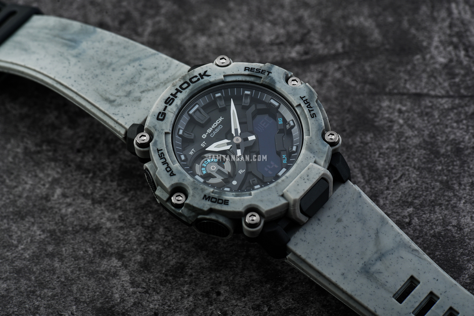 Casio G-Shock GA-2200SL-8ADR Sand and Land Series Black Digital Analog ...