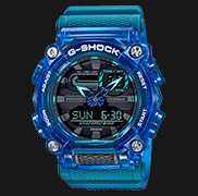 Casio G-Shock GA-900SKL-2ADR Sound Wave Series Digital Analog Dial Blue ...