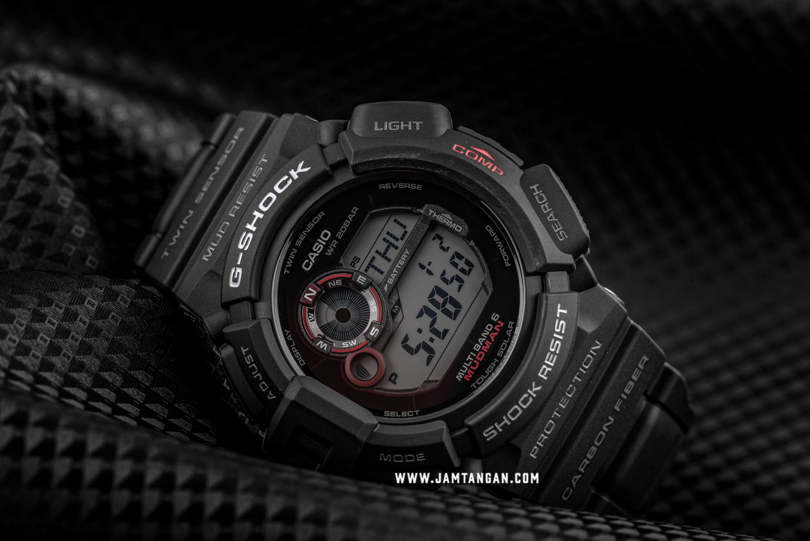 Casio G-Shock Mudman GW-9300-1JF Tough Solar Digital Dial Black Resin ...