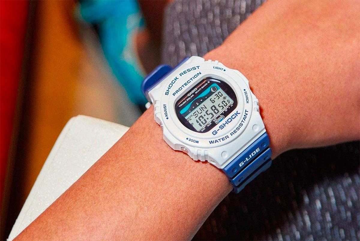 Casio G-Shock GWX-5700SS-7JF Multiband 6 Tough Solar Digital Dial Blue ...