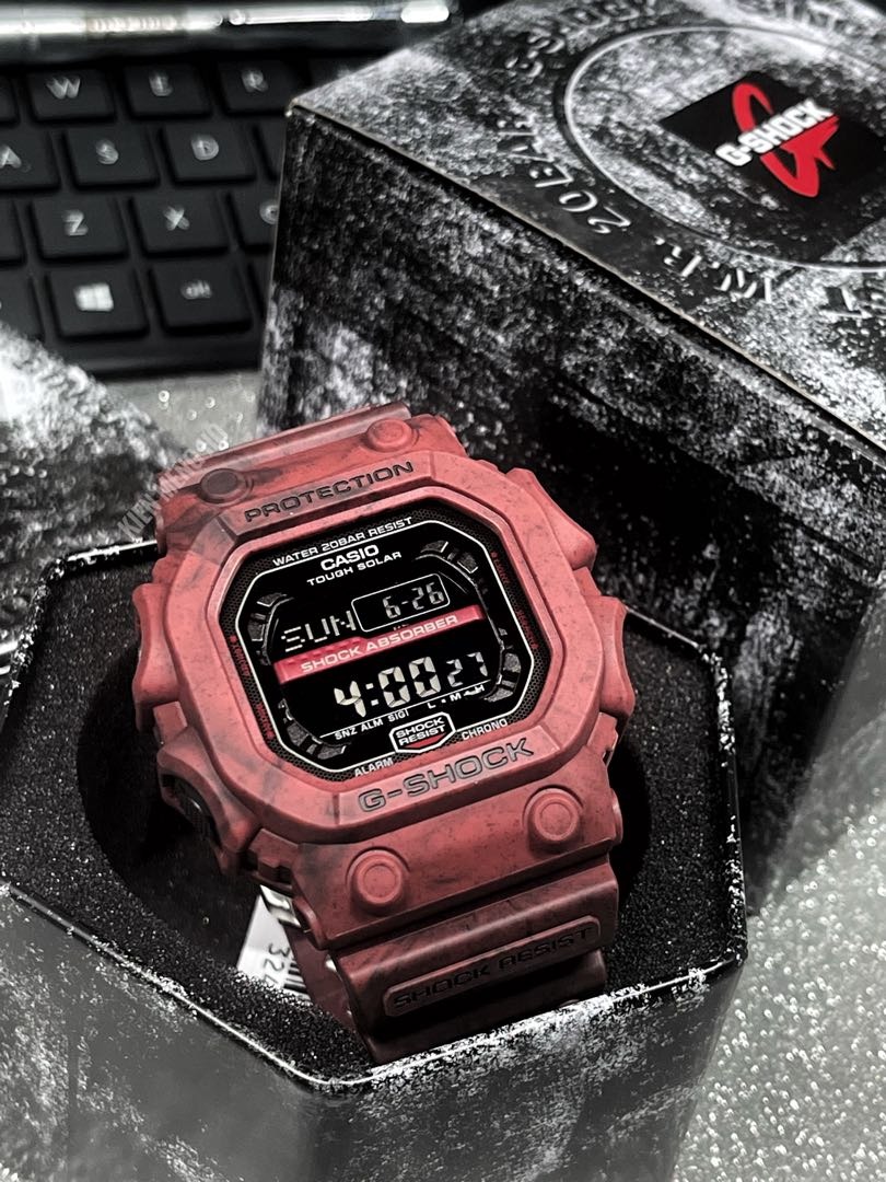 Casio G-Shock GX-56SL-4DR Sand and Land Solar Powered Black Digital ...