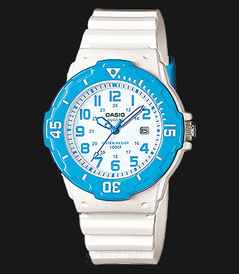 Casio General LRW-200H-2B LRW-200H-2BVDF Water Resistant 100M White ...