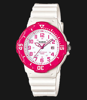 Casio General LRW-200H-4B LRW-200H-4BVDF Water Resistant 100M White ...