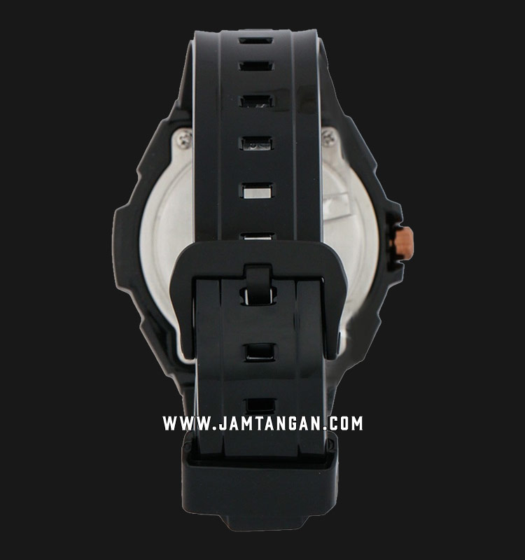 Casio General LWA-300HRG-5EVDF Silver Dial Black Resin Strap ...