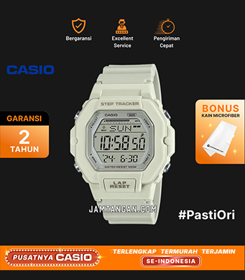 Casio LWS-2200H-8A LWS-2200H-8AVDF Digital Dial Light Grey Resin Band ...