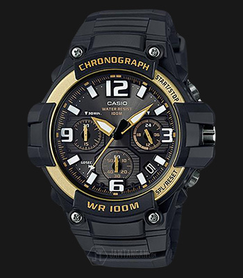 Casio General MCW-100H-9A2 MCW-100H-9A2VDF 100M Water Resistant Black ...