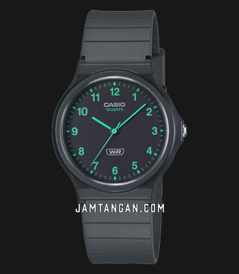 Casio General MQ-24B-8BDF Pop Analog Grey Dial Grey Resin Band | JAMTANGAN.COM