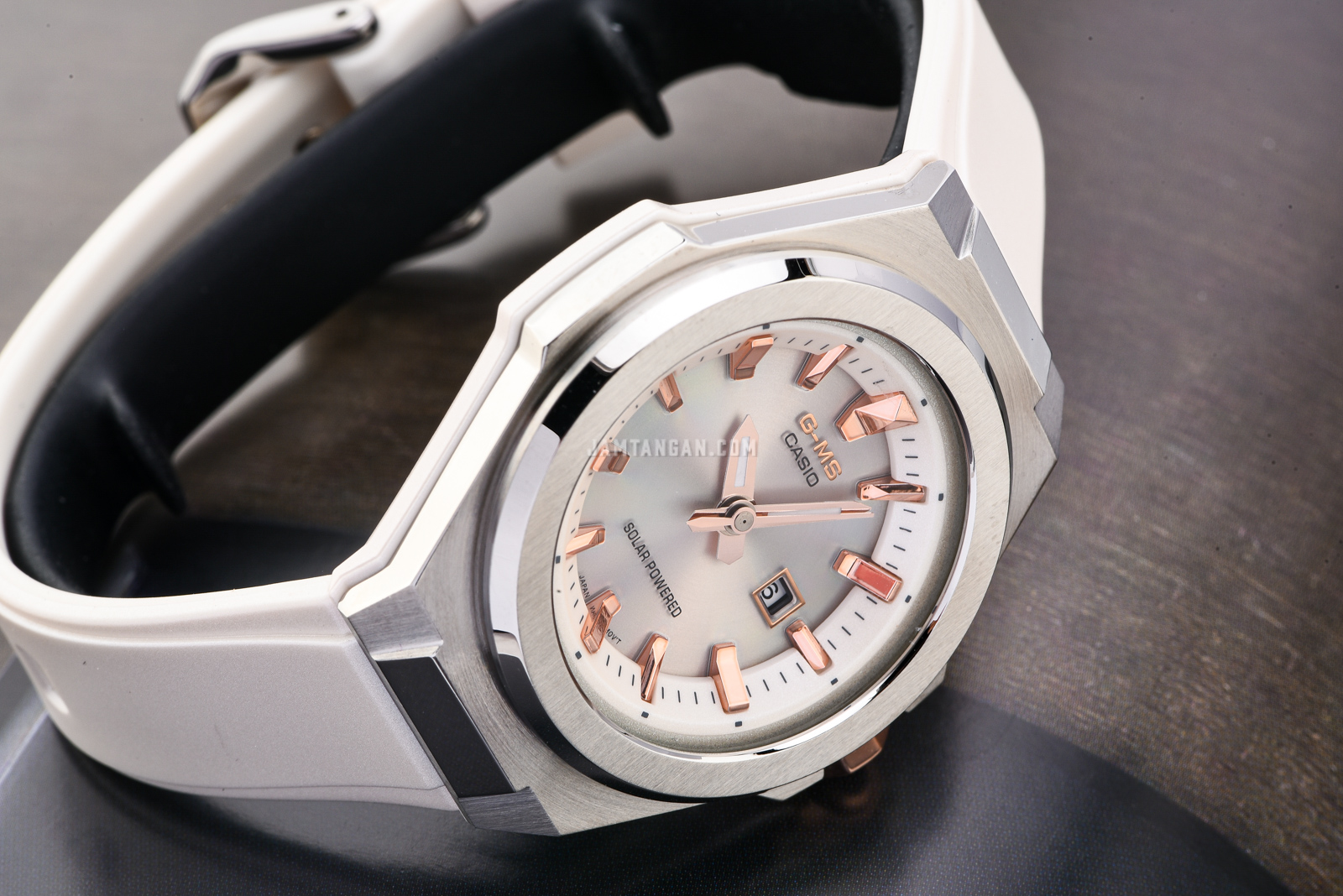 Casio Baby-G MSG Series MSG-S500-7ADR Tough Solar Silver Dial White ...