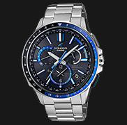 Casio Oceanus OCW-G1100-1ADR GPS Tough Solar Blue Dial Titanium Band ...