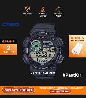 Casio General WS-1500H-1A WS-1500H-1AVDF Men Illuminator Digital Dial ...