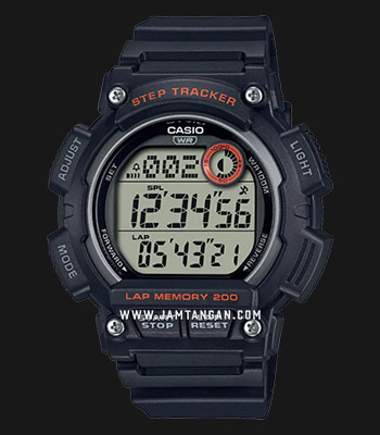 Casio General WS-2100H-1A WS-2100H-1AVDF Youth Digital Dial Black Resin Band | JAMTANGAN.COM