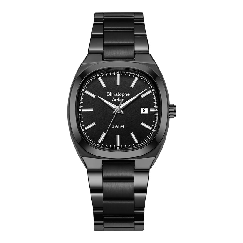Christophe Arden CA 1005 MD FIPBA Men Black Dial Black Stainless Steel ...