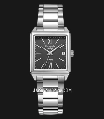 Christophe Arden CA 2003 MD BSSBA Men Black Dial Stainless Steel Strap ...