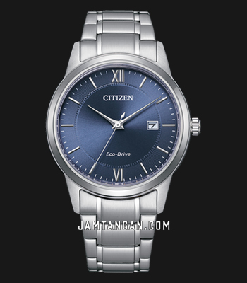 Citizen Eco Drive AW1780-84L Men Blue Dial Stainless Steel Strap ...
