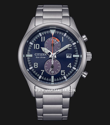 Citizen Eco Drive CA7028-81L Chronograph Dual Tone Dial Stainless Steel ...