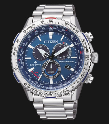 Citizen Promaster CB5000-50L Sky Eco Drive Chronograph Blue Dial ...