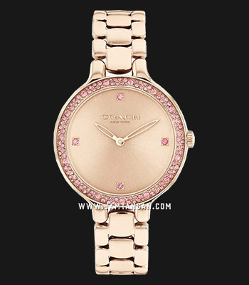 Coach Chelsea 14504126 Ladies Rose Gold Dial Rose Gold Stainless Steel ...