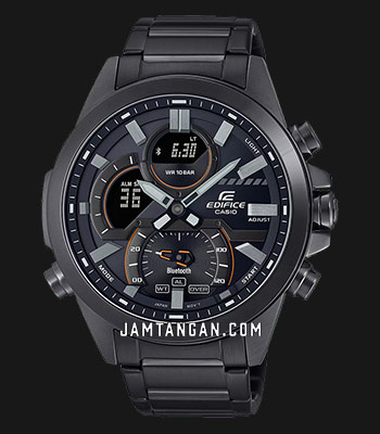 Casio Edifice ECB-30DC-1ADF Smartphone Link Model Digital Analog Dial Black Stainless Steel Band ...