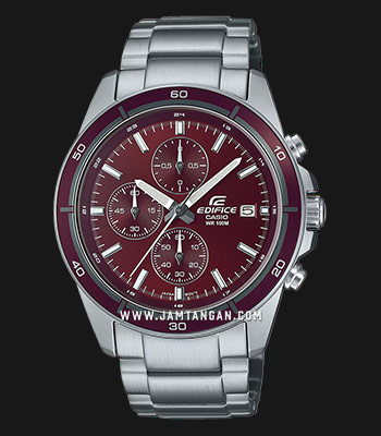 Casio Edifice EFR-526D-5C EFR-526D-5CVUDF Chronograph Men Red Dial ...