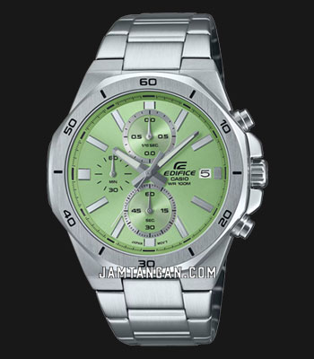 Casio Edifice EFV-640D-3A EFV-640D-3AVUDF Chronograph Men Green Dial ...