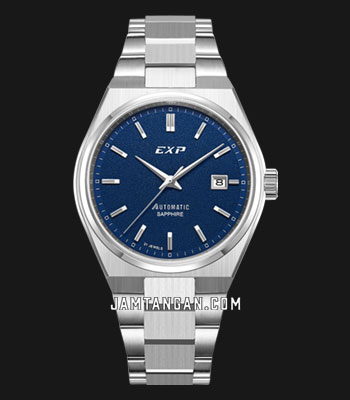 Expedition Automatic E 6857 MA BSSBU Men Blue Dial Stainless Steel Strap | JAMTANGAN.COM