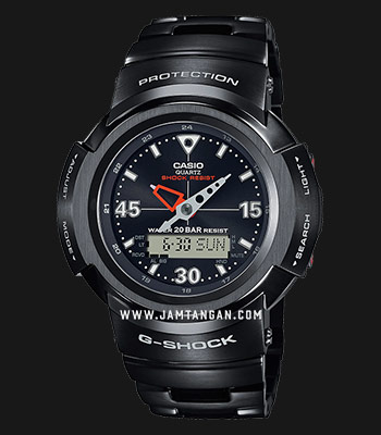 Casio G-Shock AWM-500-1A AWM-500-1ADR Full Metal Tough Solar Digital ...