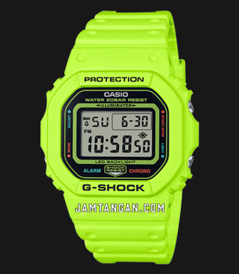 Casio G-Shock DW-5600EP-9 DW-5600EP-9JF Energy Pack Series Digital Dial Green Resin Band (JDM ...