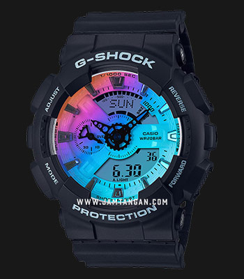 Casio G-Shock GA-110SR-1A GA-110SR-1ADR Iridescent Color Series Digital ...