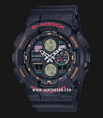 Casio G-Shock GA-140-1A4 GA-140-1A4DR Retro 90s Men Digital Analog Dial ...