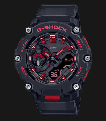 Casio G-Shock GA-2200BNR-1A GA-2200BNR-1ADR Ignite Red Series Digital ...