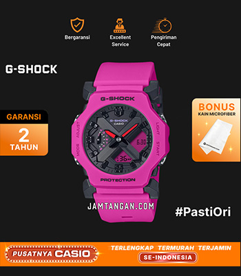 Casio G-Shock GA-2300-4A GA-2300-4ADR Digital Analog Dial Vibrant Pink ...