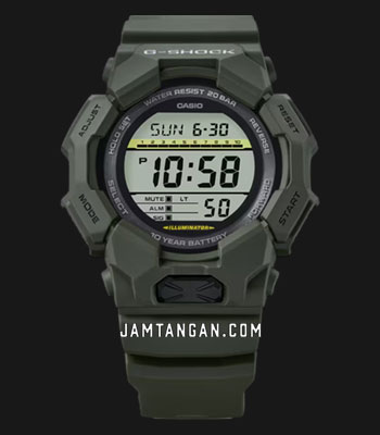 Casio G-Shock GD-010-3 GD-010-3JF New Rugged Basic Digital Dial Green Resin Band (JDM ...