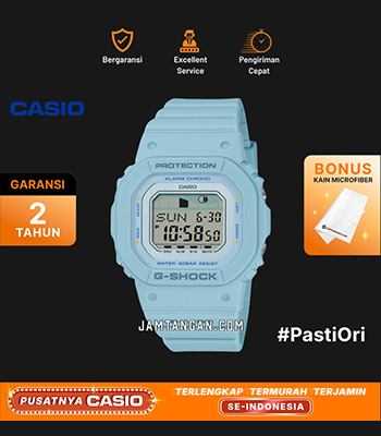 Casio G-Shock GLX-S5600-2 GLX-S5600-2DR Ladies G-Lide Digital Dial Blue Resin Band | JAMTANGAN.COM